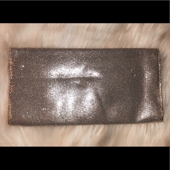 Victoria's Secret | Bags | Victorias Secret Silver Glitter Envelope ...